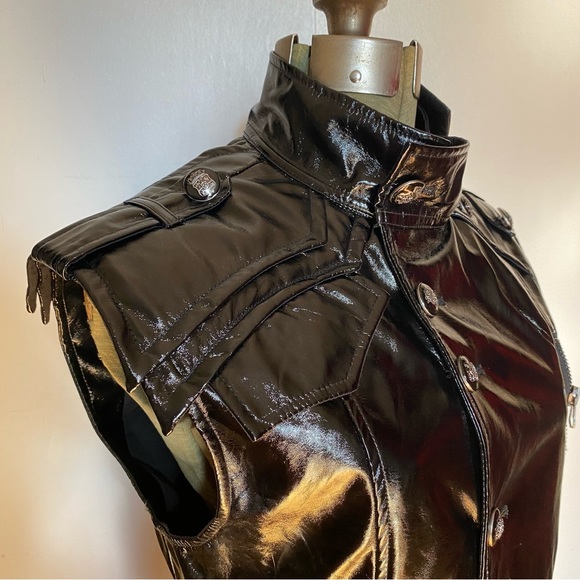 Punk Rave | Suits & Blazers | Punk Rave Pvc Vest Black Sizes | Poshmark